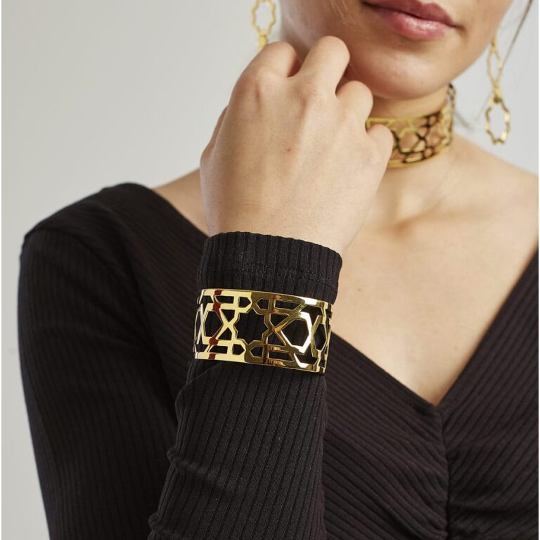 Arabesque Stripe Bracelet - ReemJano